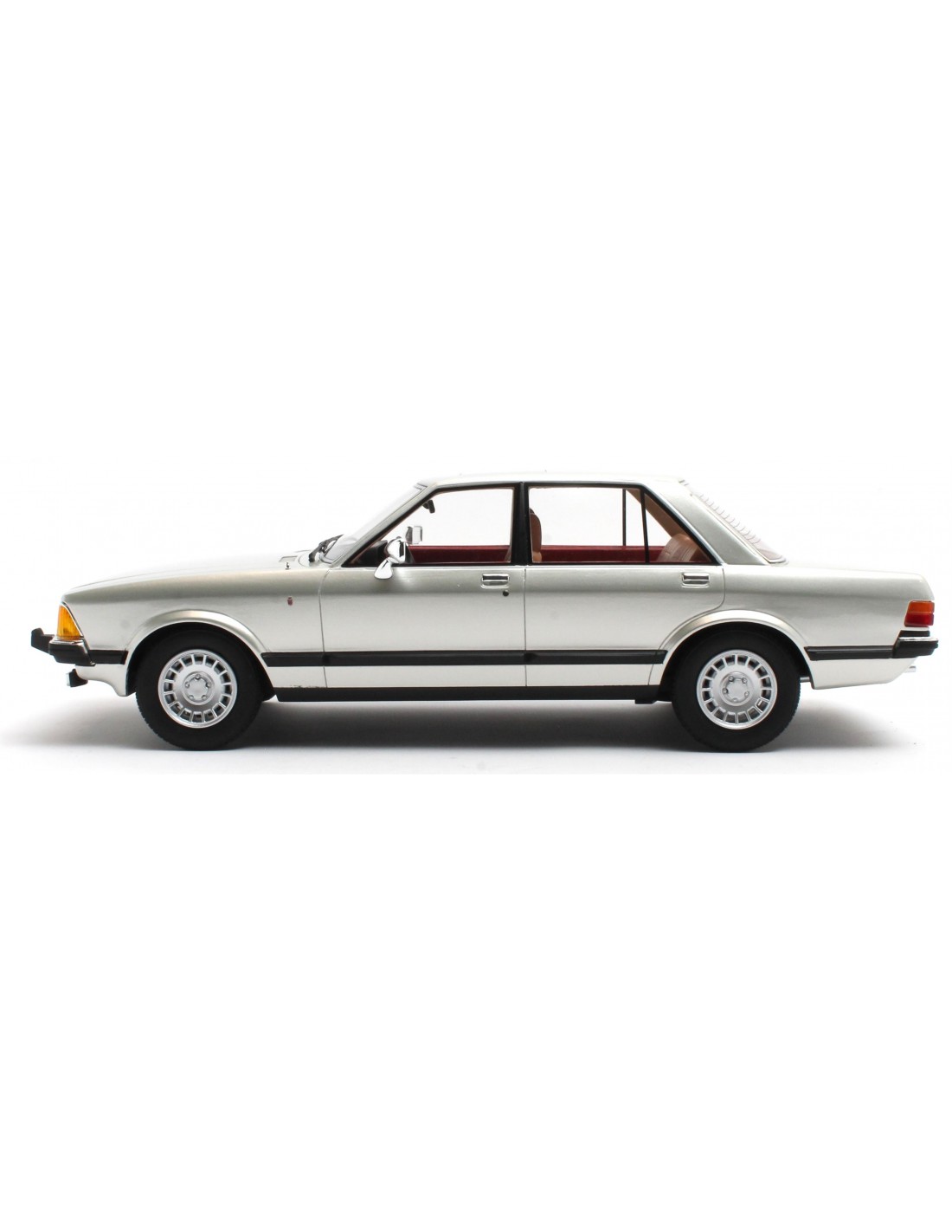 Voiture Miniature Ford Granada 2.8 Ghia Saloon 1978 Silver Metallic1/18 ...