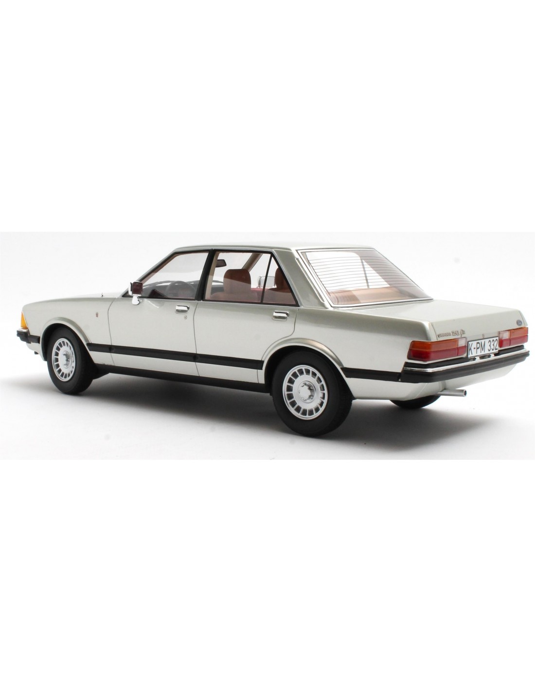 Voiture Miniature Ford Granada 2.8 Ghia Saloon 1978 Silver Metallic1/18 ...