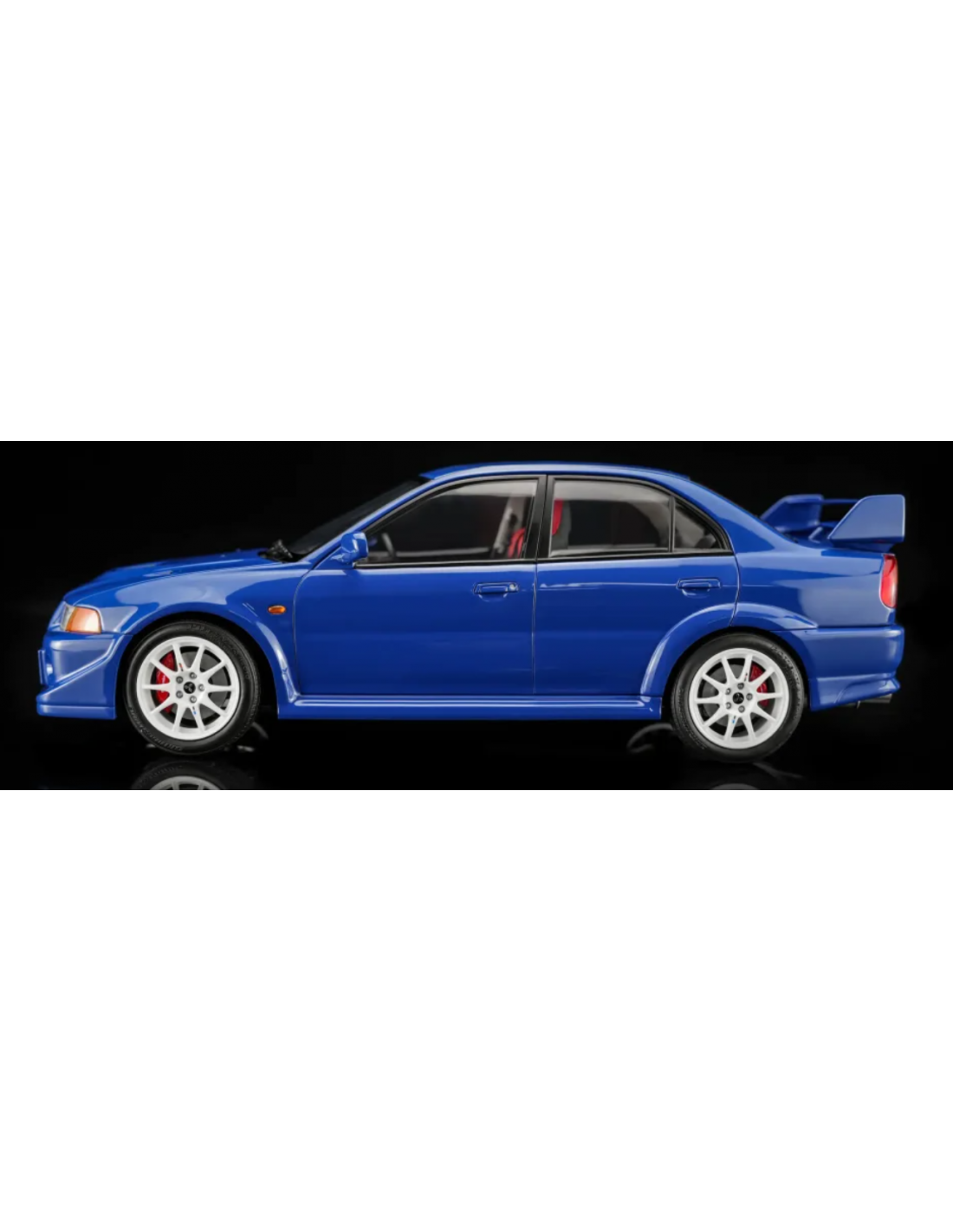 Voiture Miniature Mitsubishi Lancer Evolution VI GSR T.M.E MAKINEN Blue ...